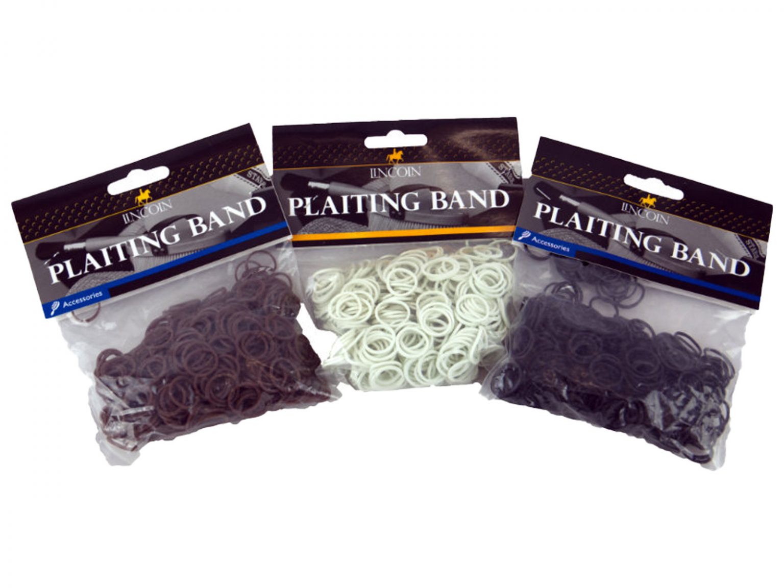 Plaiting Bands 100 pack - abcsaddlery.co.uk