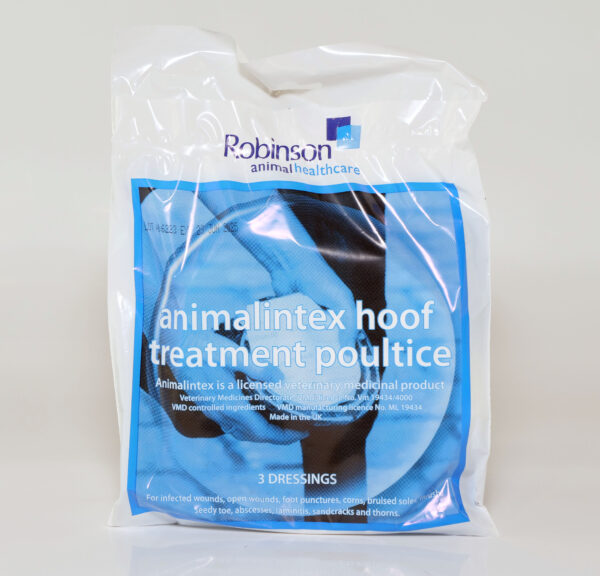 Animalintex Hoof Shaped Poultice 3 Pack - abcsaddlery.co.uk
